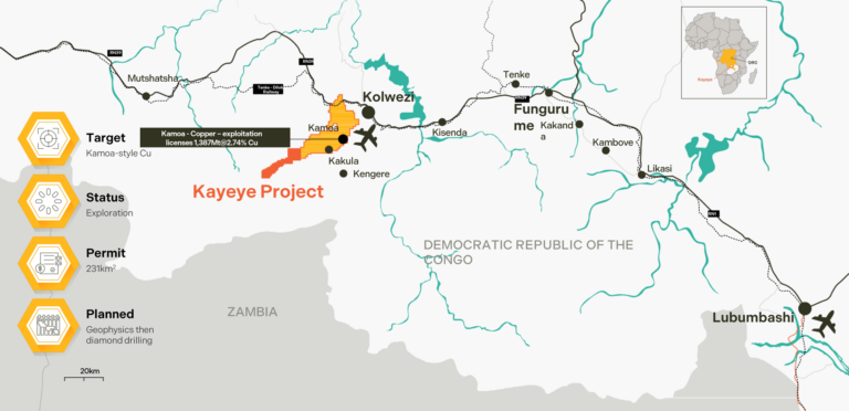 DRC: Kayeye Project – Central Copper Resources
